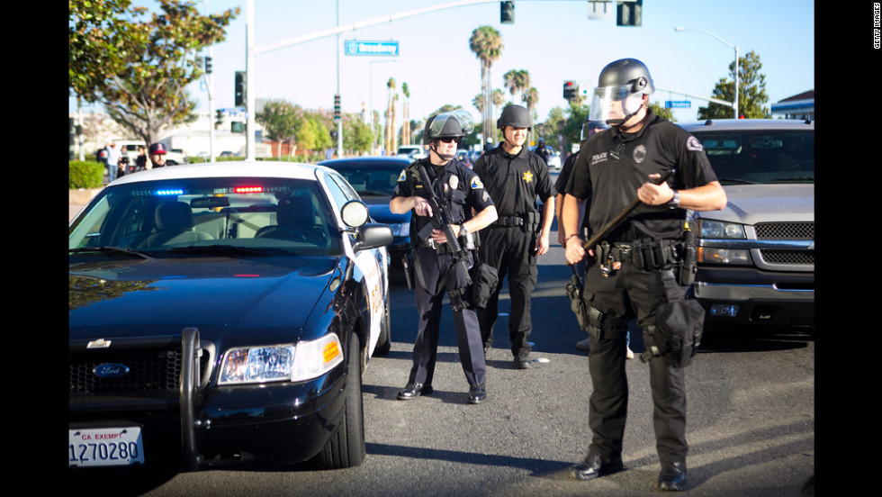 Police Shooting Protests Rock Los Angeles Suburb