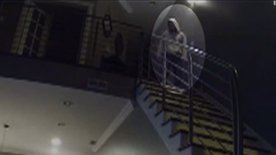 Home Surveillance Camera Shows Lurking Intruder Cnn Video